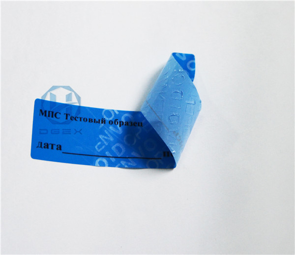 Quality Non Residue Tamper Evident Security Alarm Label / Warranty VOID Label for sale