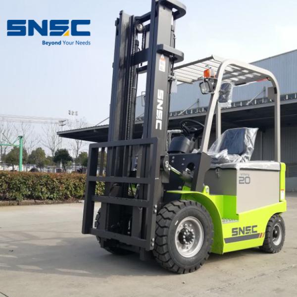 Quality 2 Ton 2.5 T Electric Forklift 4 Pviots Battery Operated Forklift for sale