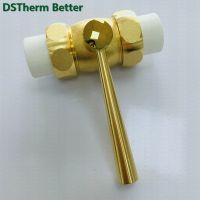 Quality Sanitary PN20 110mm Male PPR Double Union Ball Valve for sale