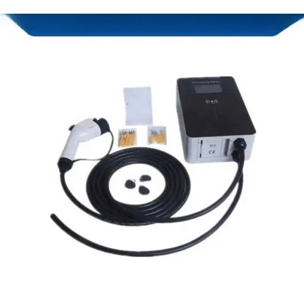 Quality RDC Wall-Mounted Charging Stations Type2 plug 32A 3P 22KW RFID Card Cable length for sale