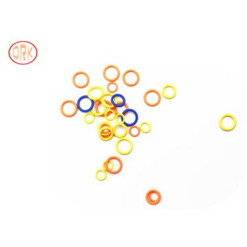 Quality Standard Colored FDA Silicone Rubber O-Rings With High-Tensil Strength for sale