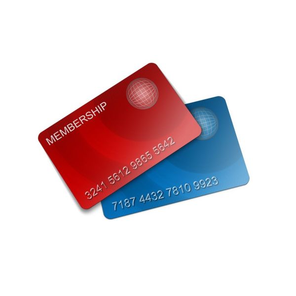 Quality Embossed Number Custom Plastic VIP Cards Printable RFID Cards 0.76mm Thick for sale