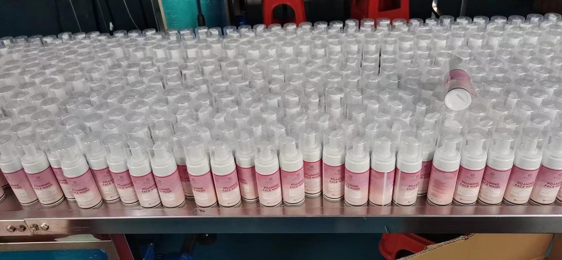 rose facial foam wash