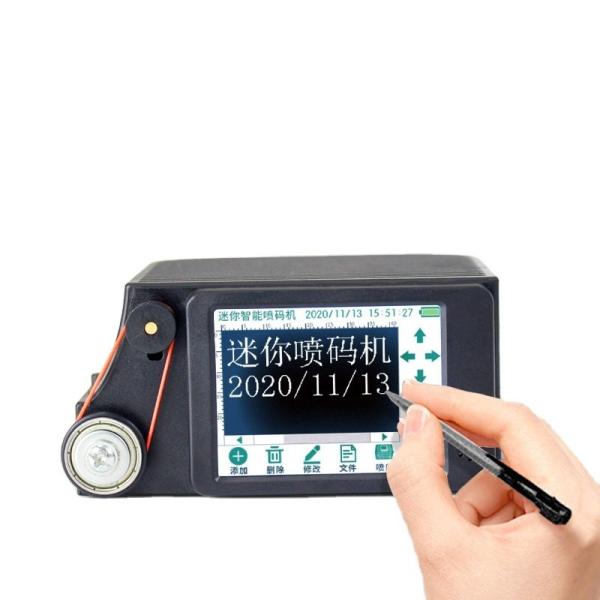 Quality 12.7 mm Printing Height Mini Handheld Bottle Inkjet Printer for Paper Material for sale