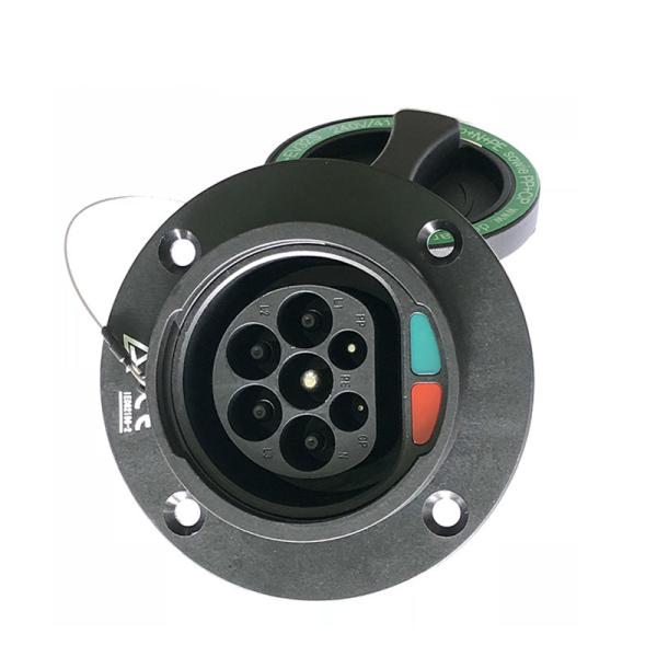 Quality IP65 7 Pins 32A Electric Car Charging Sockets for sale