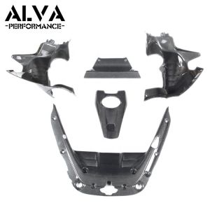 Quality SF90 Stradale PHEV Engine Cover Dry Carbon Fiber 5 PCS Set Superior Engine Parts for sale