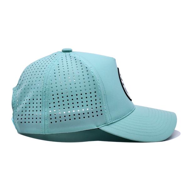 Quality Flat Brim Embroidered Baseball Caps With 100% Polyester Sweatband Custom Size for sale