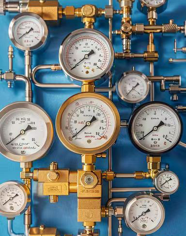 Quality Industrial Oil Pressure Gauges 1/4 Thread Type 0-300psi Range for Precise for sale