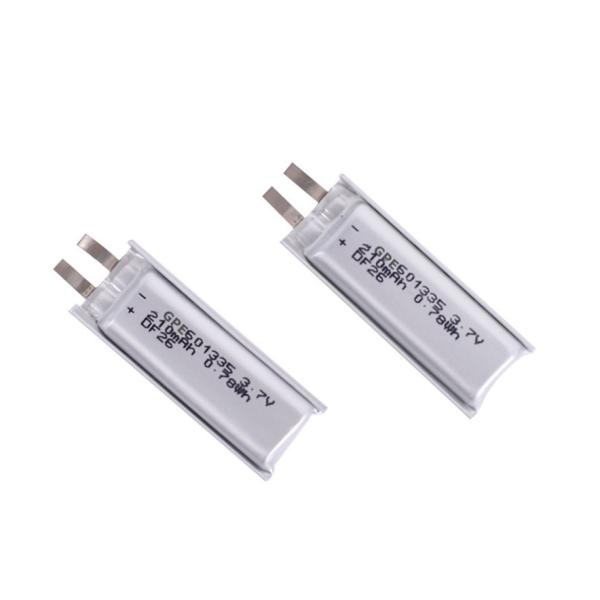 Quality Lithium Polymer Battery Pack 600mAh 3.7V with 500 Times Cycle Life for Consumer for sale