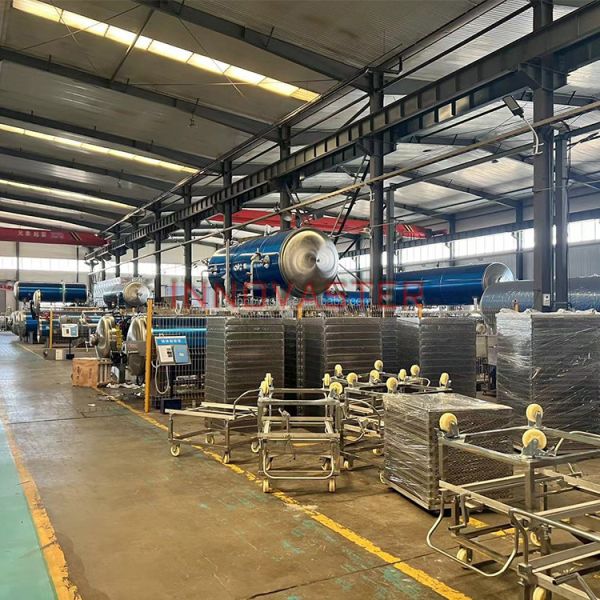 Quality Automatic Batch Retort for High Temperature Canned Tuna Sterilization and for sale