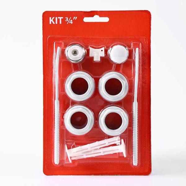 Quality HVAC Systems Radiator connection accessories 3/4 inch 11 pcs Radiator blister Mounting Kit for sale