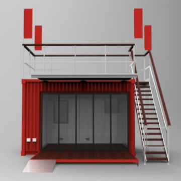 Quality Expandable Prefabricated Container House With Sandwich Panel for sale