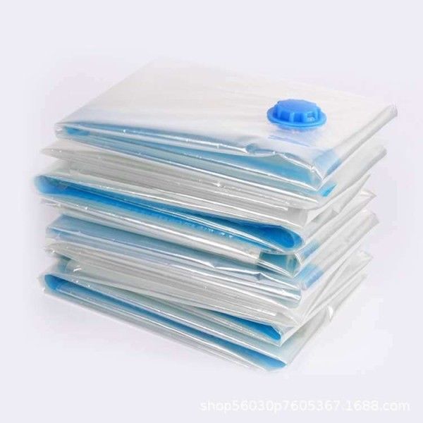 Quality PE Plastic Vacuum Compression Bag for Quilts Clothes and Travel Spot Air Suction Valve for sale