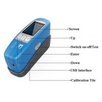 Quality Portable Coating Granite Digital Gloss Meter Chinese / English Switching for sale