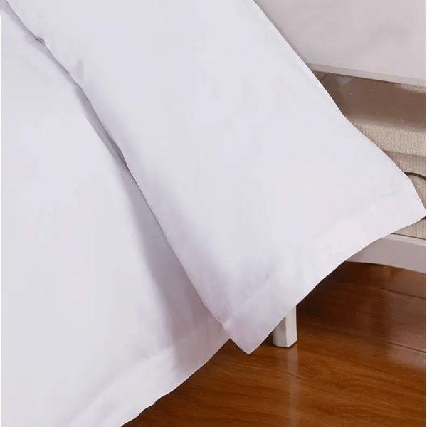 Quality Luxury White Hotel Fitted Sheets Hotel Style Bed Sheets With Woven Technics for sale
