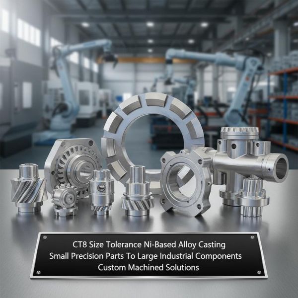 Quality CT8 Size Tolerance Nickel Alloy Casting with High Temperature Resistance Up To 1200°C and Fabrication Compatibility for sale