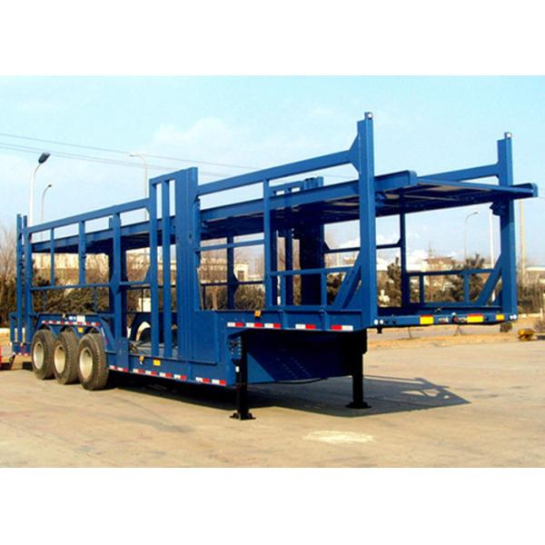 Quality Van Type Two Axle Car Hauling Semi Trailers Equipped With BPW Axles for sale