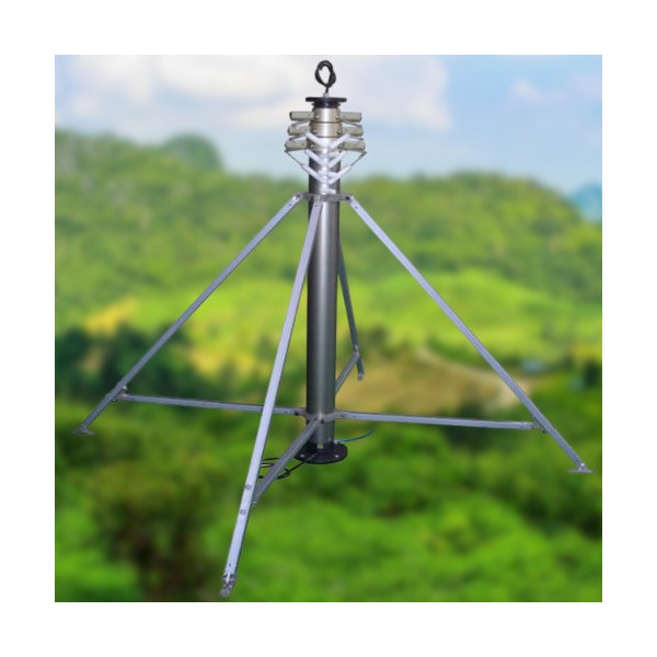 Quality 20ft 6M Camera Pole Aerial Photography Push Up Antenna Mast for sale