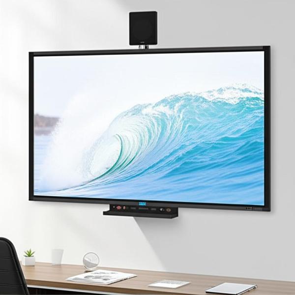 Quality Built-in Speakers Electronic Whiteboard for Audio-Enabled Communication 55 Inch for sale