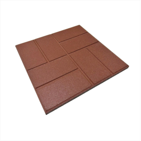 Quality UV-Resistant Eco-Friendly Outdoor Rubber Floor Tiles with 1.5 g/cm³ Density for Playgrounds & Parks for sale