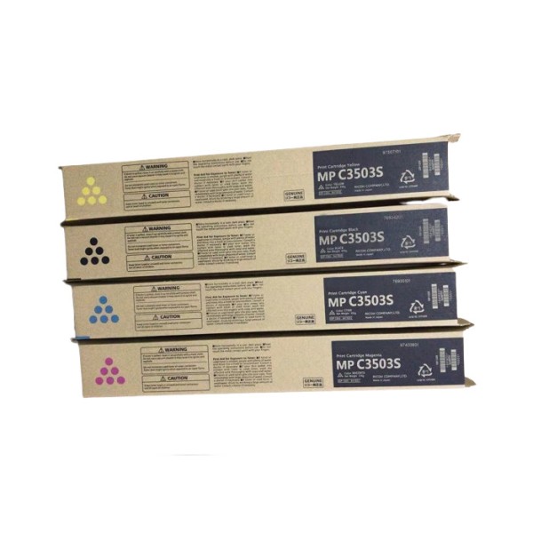Quality Compatible Ricoh MPC3003 MPC3503 CMYK High-Yield Toner Cartridge for Copier Printing for sale
