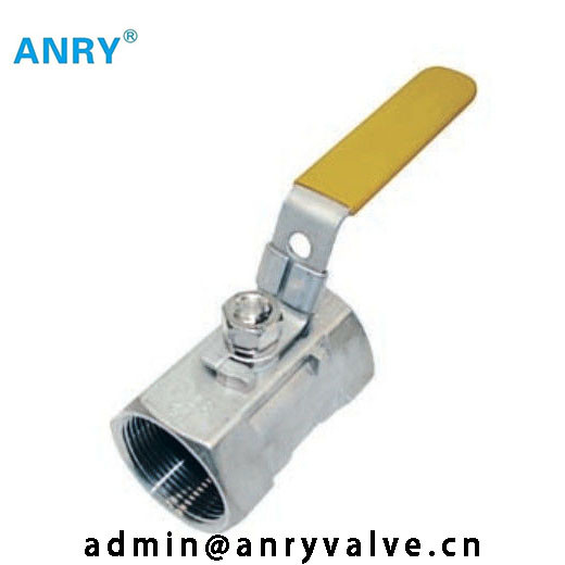 Quality BSP NPT Threaded SS Ball Valve 1 Piece SS304 SS316 PTFE Seat Full Bore Ball Valve for sale