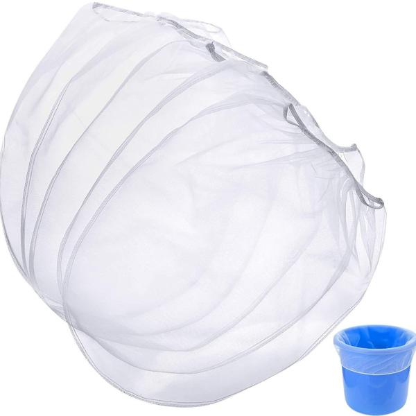 Quality Hite 1 2 5 Gallon Elastic Opening Fine Mesh Paint Strainer Bags For Hydroponic for sale