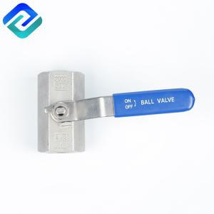 Quality Wax Casting 1 Piece 2000psi Ball Valve Thread End CF8M for sale