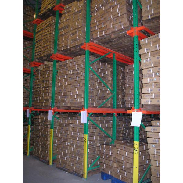 Quality Specialized Customized FIFO Pallet Flow Rack System With 1-3 Ton Capacity for sale