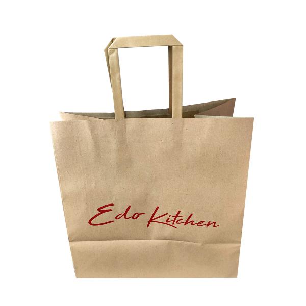 Quality Eco Friendly 110gsm 16x6x12'' Recycled Kraft Bags for sale