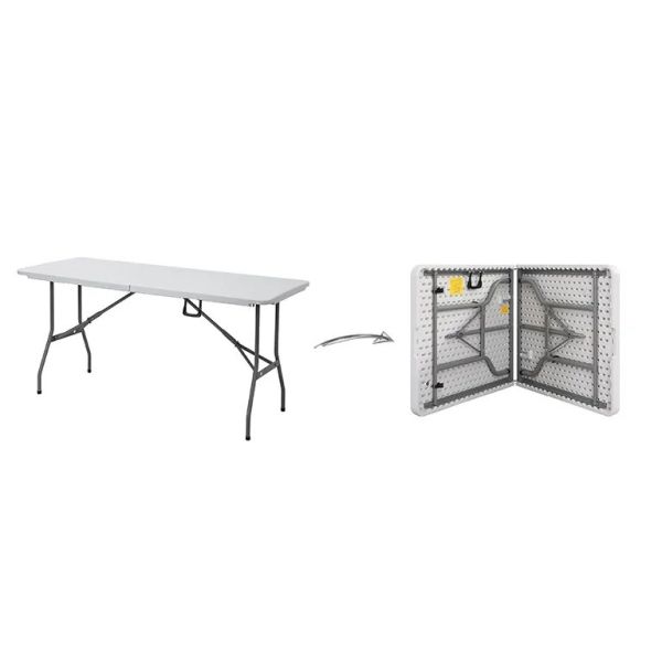 Quality 6FT Lightweight Folding Table Modern Design Style Ideal for Outdoor Banquets and for sale