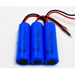 Quality 750mAh 3.7V ICR14500 Lithium Battery Odorless With PVC Jacket for sale