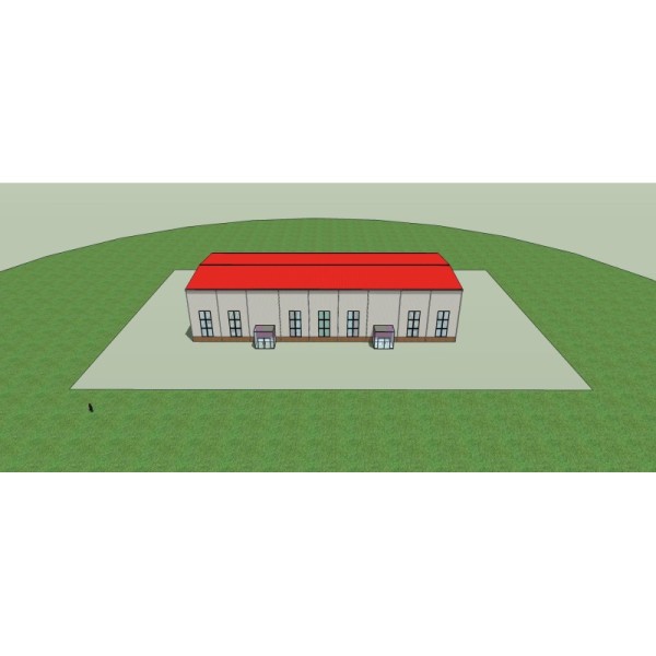 Quality Windproof Light Steel Structure Hall Assemble Lightweight ISO9001 for sale