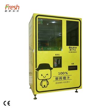 Quality Fresh Orange Juice Vending Machine Smart Extractor Customized Color for sale