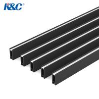 Quality Fosted 9.8mm Width Suspended LED Aluminium Profile 6063 T5 for sale