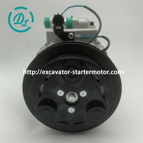 Quality EexcavaStart HS18 Excavator AC Compressor 24V 10957C UAC CO for sale