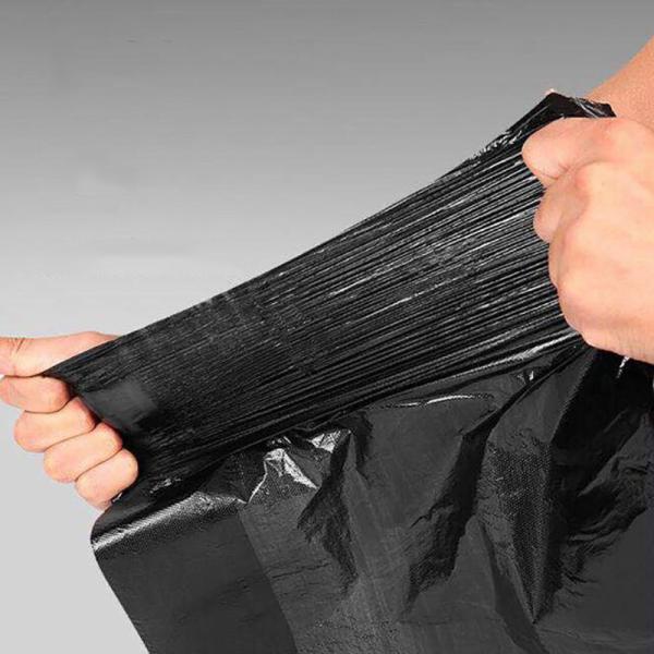 Quality Large Portable HDPE Plastic Bin Liner Trash Bags Made from Recycled Materials for sale