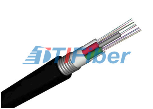 Quality GYTA Loose Sheathed Twisted Aluminum Tape Armored Optical Cable for sale