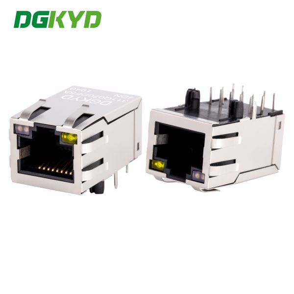 Quality 25.4mm Integrated Ethernet RJ45 Connector 1000Mb Transformer Rj45 Jack Cat6 With for sale