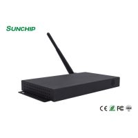Quality Black Metal Media Player Box 4K 60FPS EDP LVDS HD Ethernet Android Linux for sale