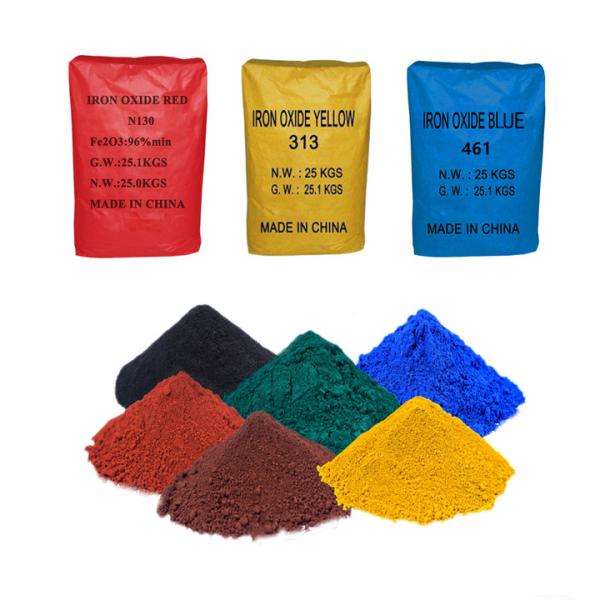 Quality Ph Value 4-7 Iron Oxide Pigments for Easy Dispersion Properties for sale