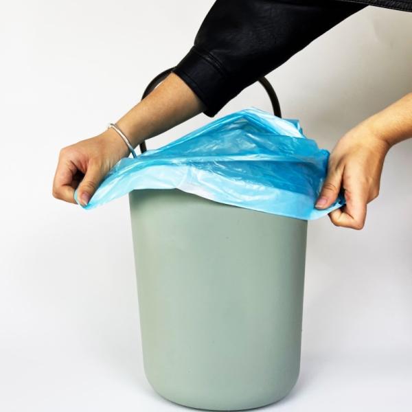 Quality Offset Printing Clear 5 Pieces Roll Set Plastic Garbage Bag Custom Order from for sale