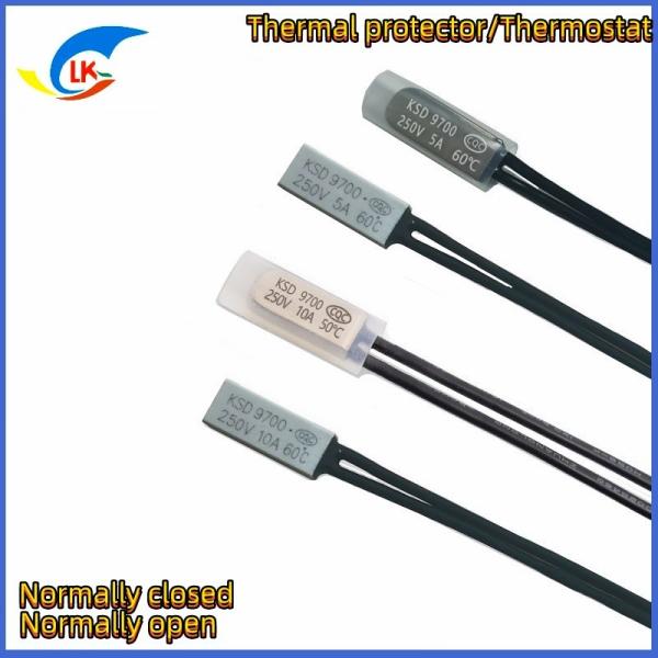 Quality Ksd9700 Thermal Protector Plastic Case Normally Open Thermostat Temperature for sale