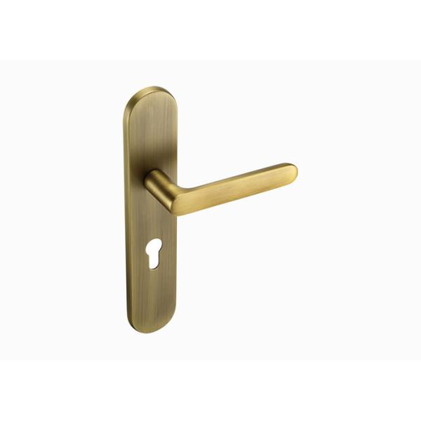 Quality Bedroom Door Handle Lock 131mm 63mm Contemporary SquarePrivacy Door Lever for sale