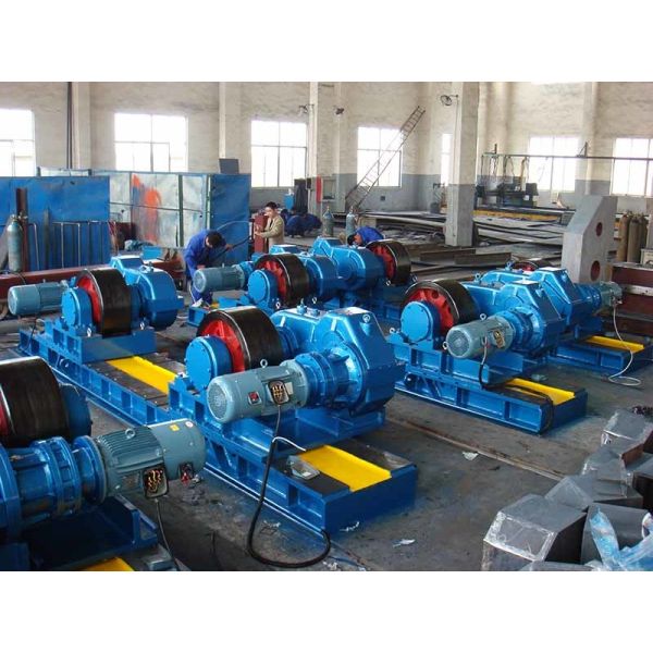 Bolt Adjustment Conventional Tank Turning Rolls with Double Motor , 60 ...