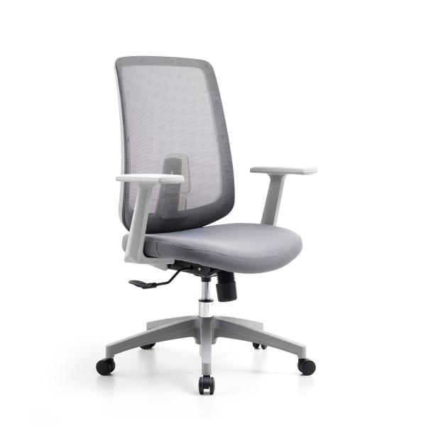 Quality M-062B Mid back gray swivel mesh chair ergonomic executive high back office chair for sale