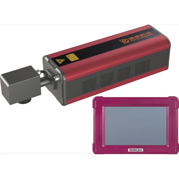 Quality 30W DK DLC130 CO2 Laser Marking Machine Date Barcode QR Code Printer on PET Bottle Glass Marking Machine for sale