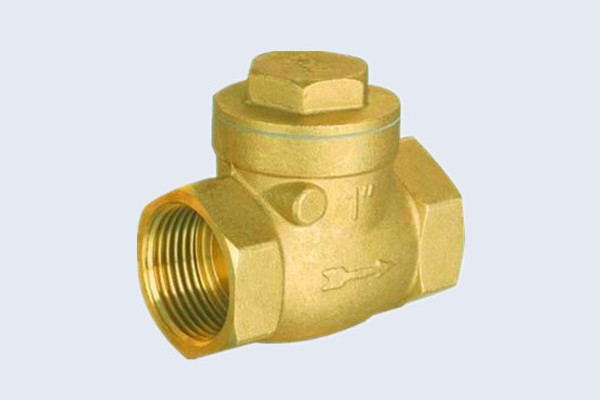 Quality Horizonal 2'' Brass Swing Check Valve For Apartment for sale
