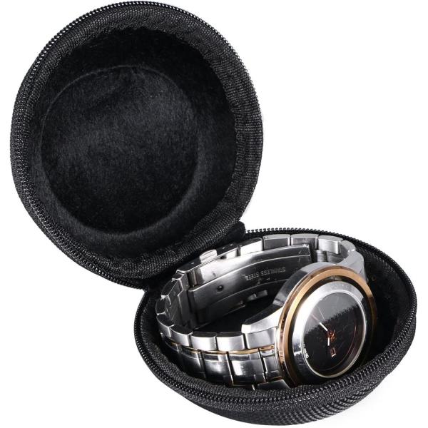 Quality Round 8.7cm 3D Touch EVA Watch Case Waterproof Metal Plate Logo for sale