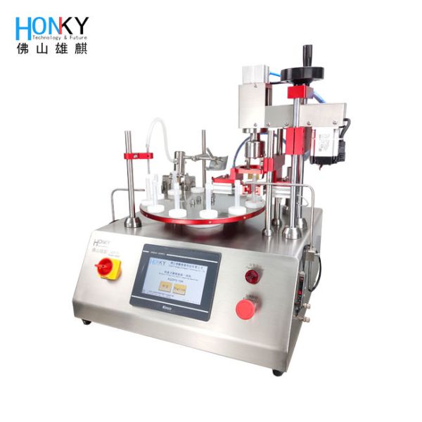 Quality Desktop AC 220V Vial Filling Machine with Ceramic Pump for 0.2-2.9 ml Precision Filling for sale